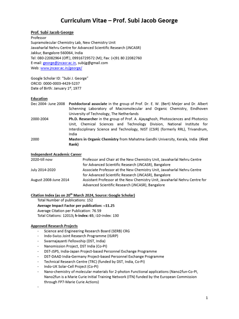 CV George | PDF