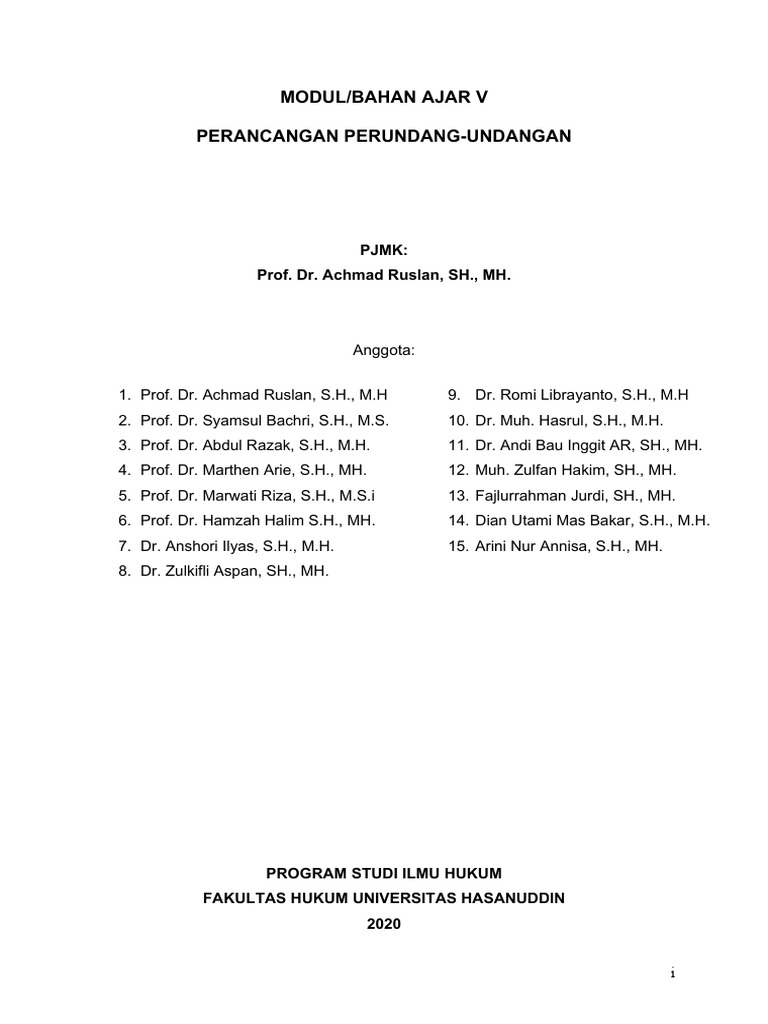Modul V Percun Ih | PDF