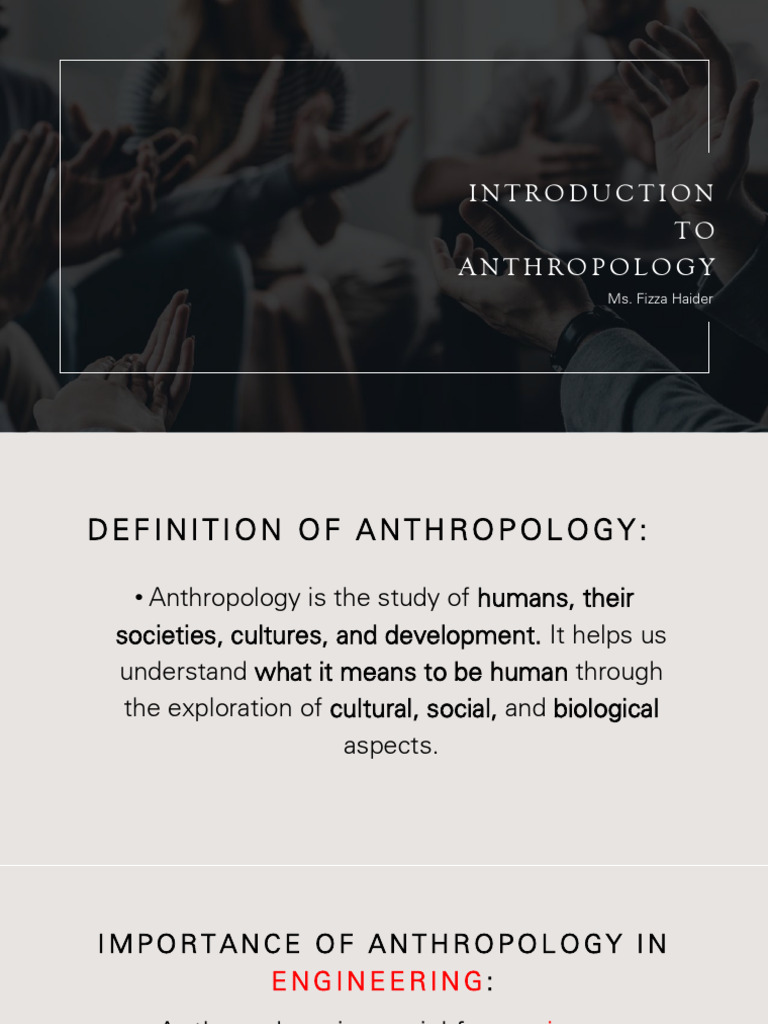 2 - Introduction To Anthropology | PDF