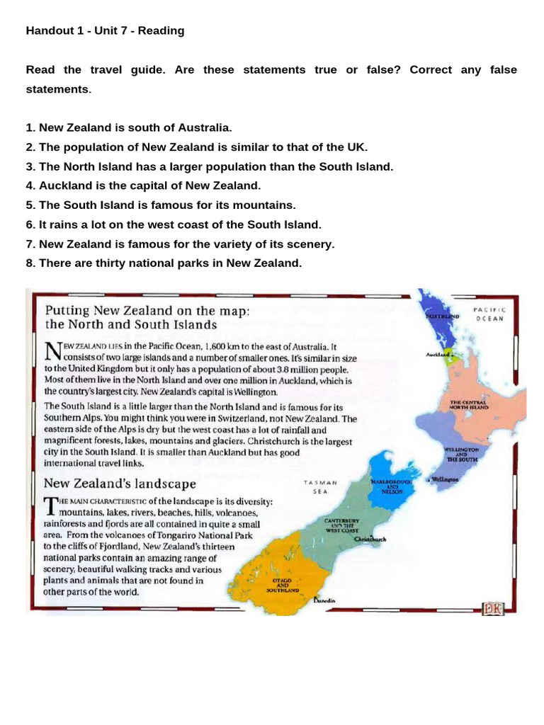 Handout 1 - Unit 7 - Reading | PDF
