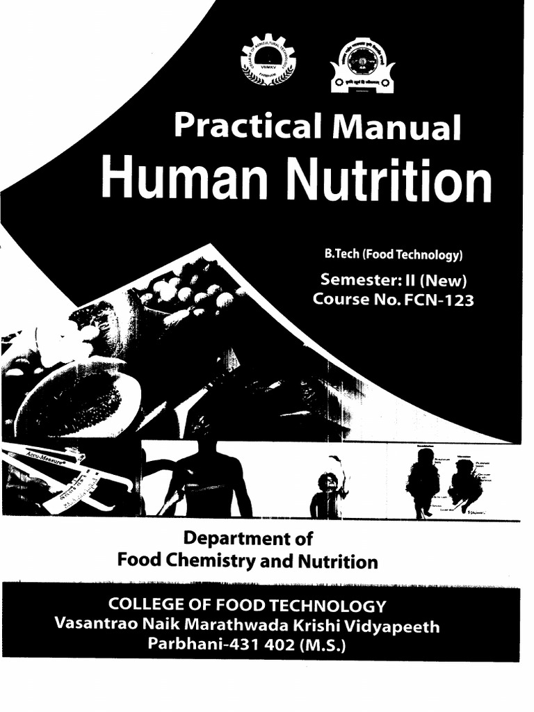 Human Nutrition Practical Manual | PDF