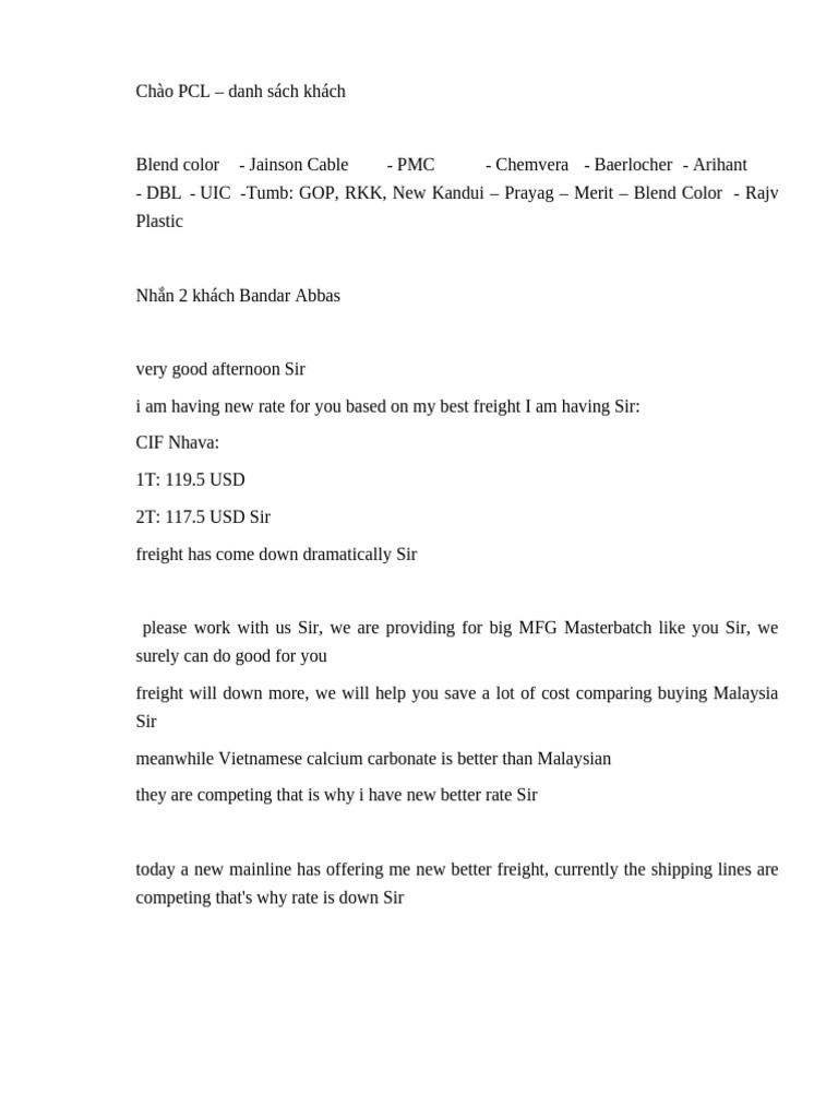 Kich Ban Chao Khach | PDF