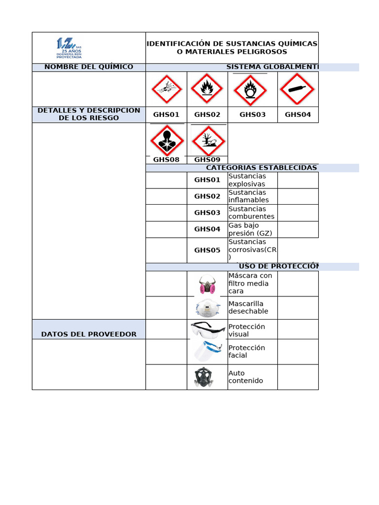 Identificacion de Sustancias Quimicas o Materiales Peligrosos | PDF