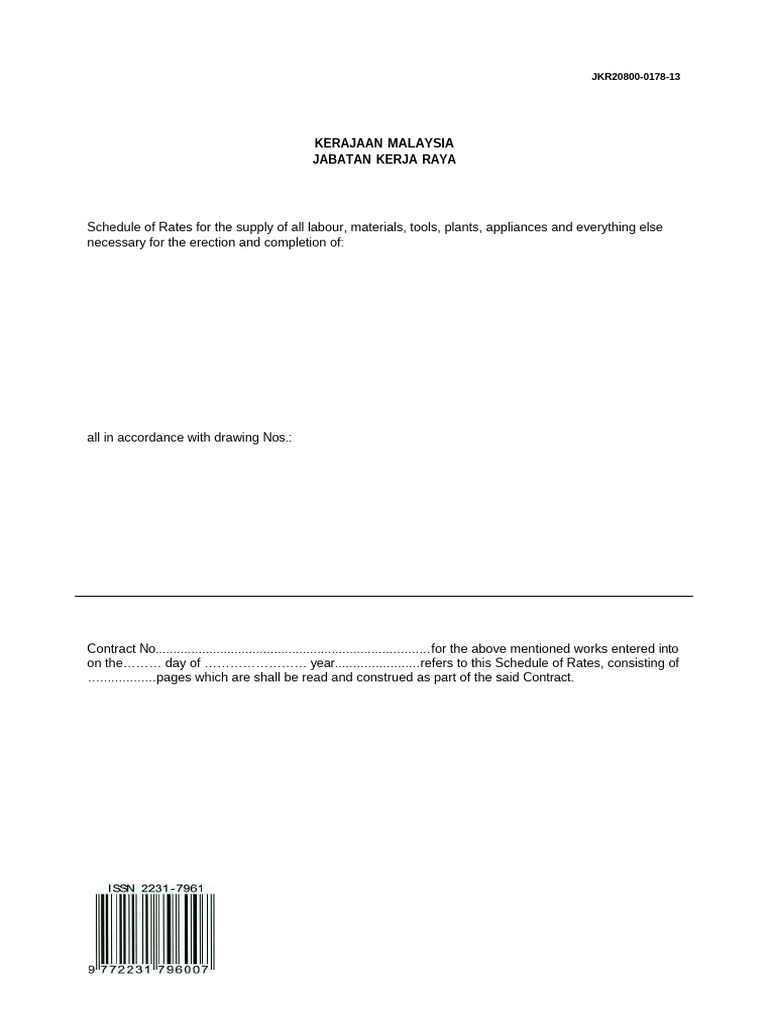 Jadual Kadar Harga Bagi Kerja-Kerja Pukal - Unlocked | PDF