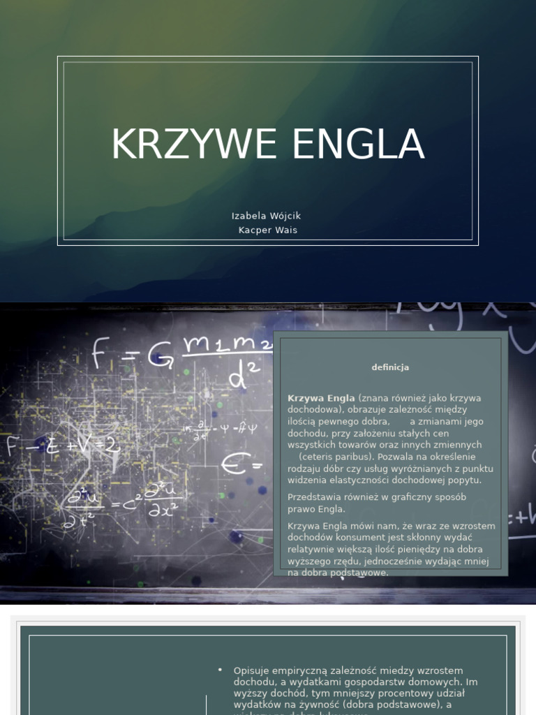 Krzywe Engla | PDF