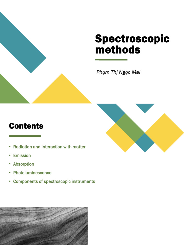 2. Spectroscopic Methods | PDF