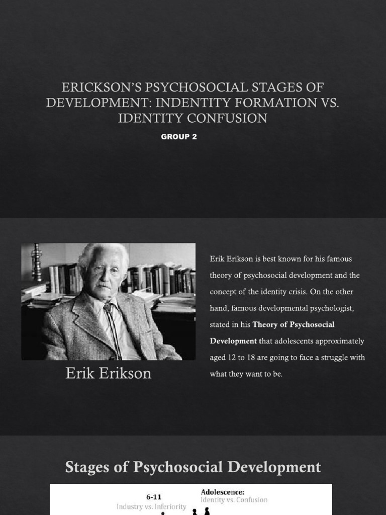 Ericksons Psychosocial Stages of Development | PDF