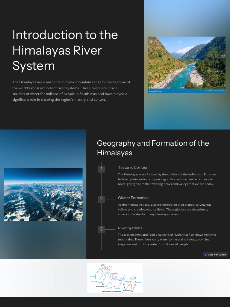 Introduction To The Himalayas River System | PDF