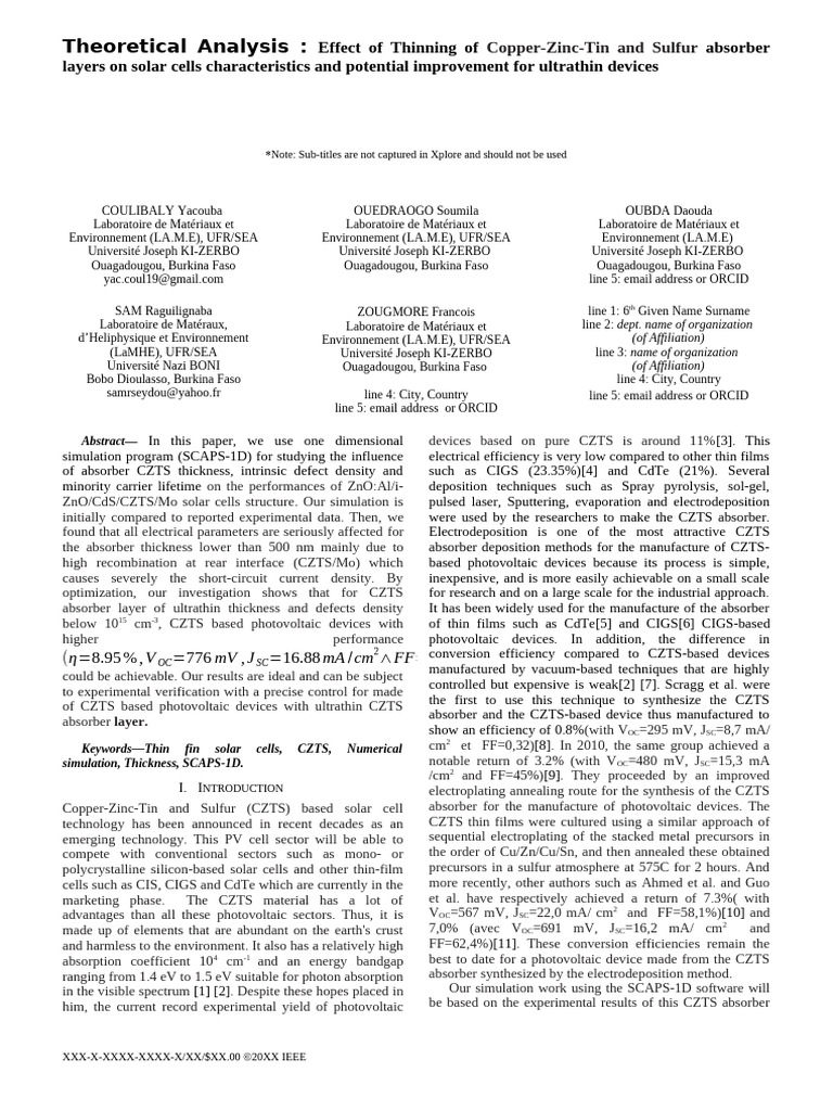 Conference Template A4 | PDF