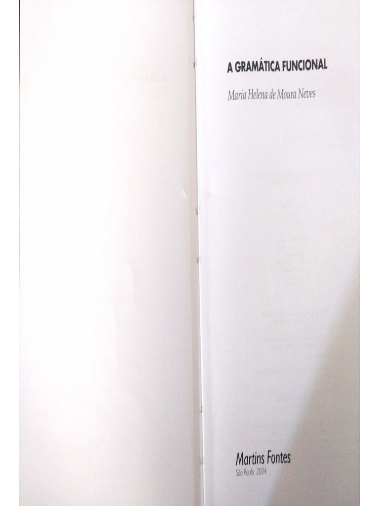 Gramática Funcional | PDF