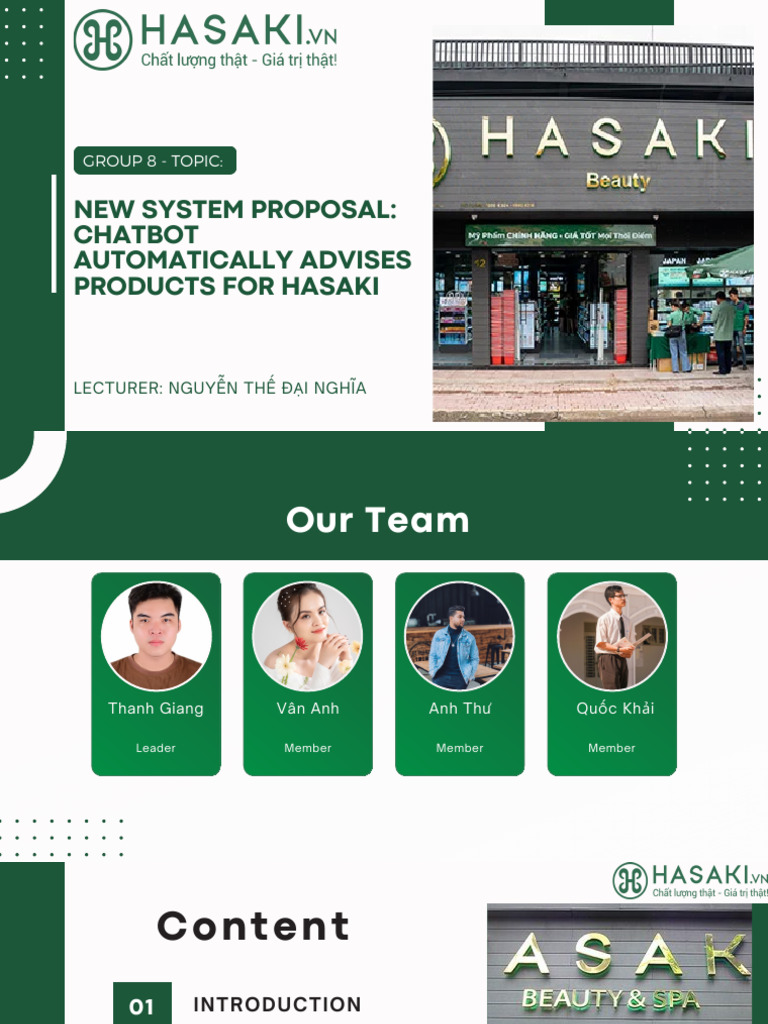 Hasaki - Nhóm 8 - GK | PDF