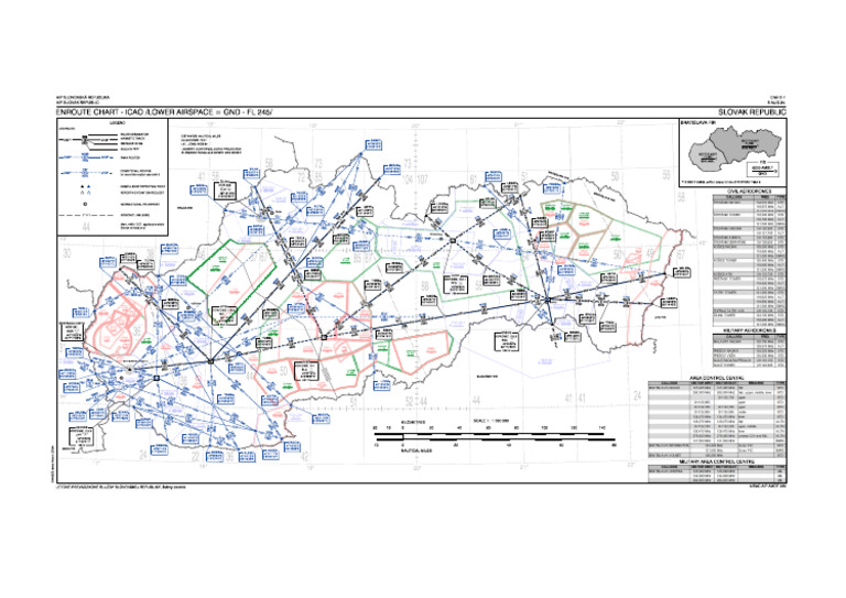 FIR LZBB - Low en-route Chart | PDF