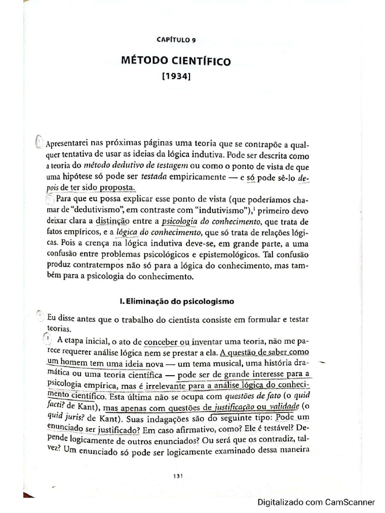 TEX8 POPPER - Método Científico | PDF