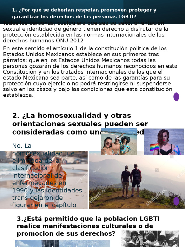 Derechos LGBTI: Protección y Normativas | PDF | Estudios LGBTQIA+ ...