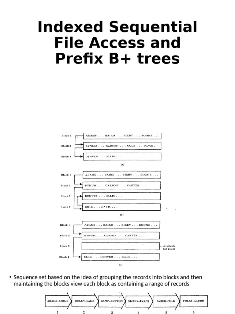 Simple Prefix B+ Tree Structure | PDF | Data Management | Computer ...