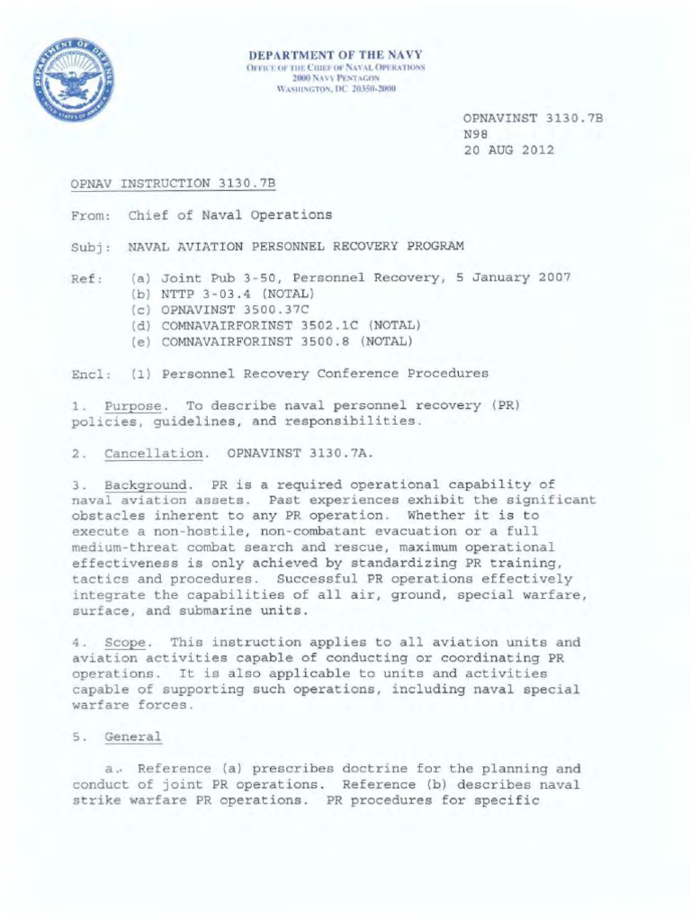 5 3.4 Rforinst Rforinst: Department of The Navy | PDF