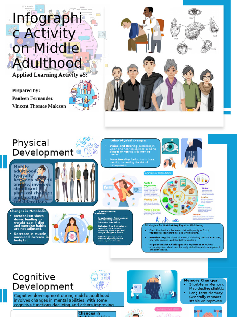Infographic Activity on Middle Adulthood | PDF