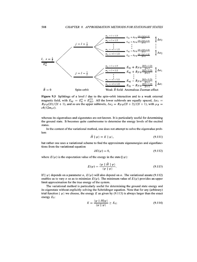 Variational Method | PDF