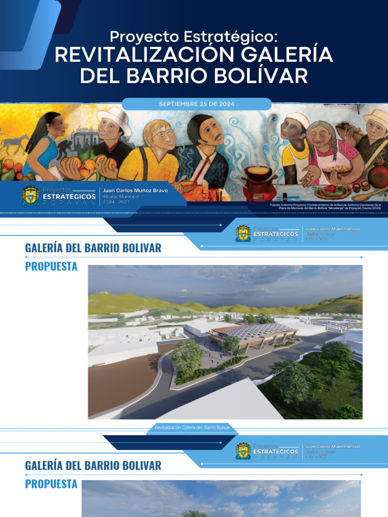 Esquema Galeria Barrio Bolivar | PDF