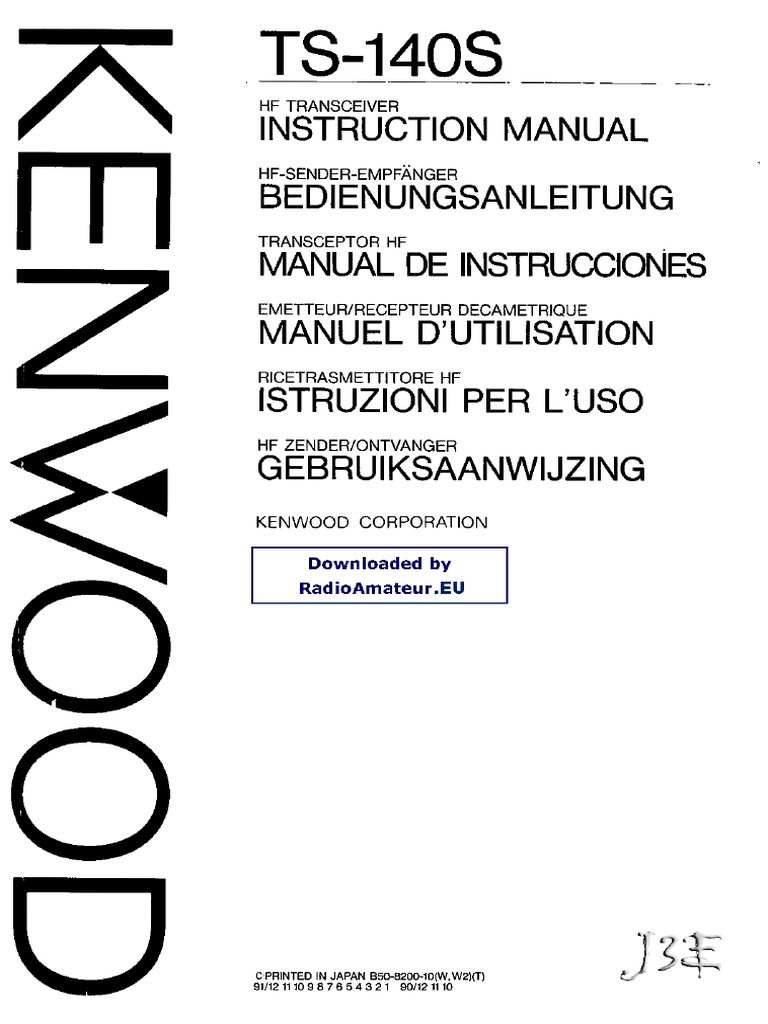 TS-140S User FR | PDF