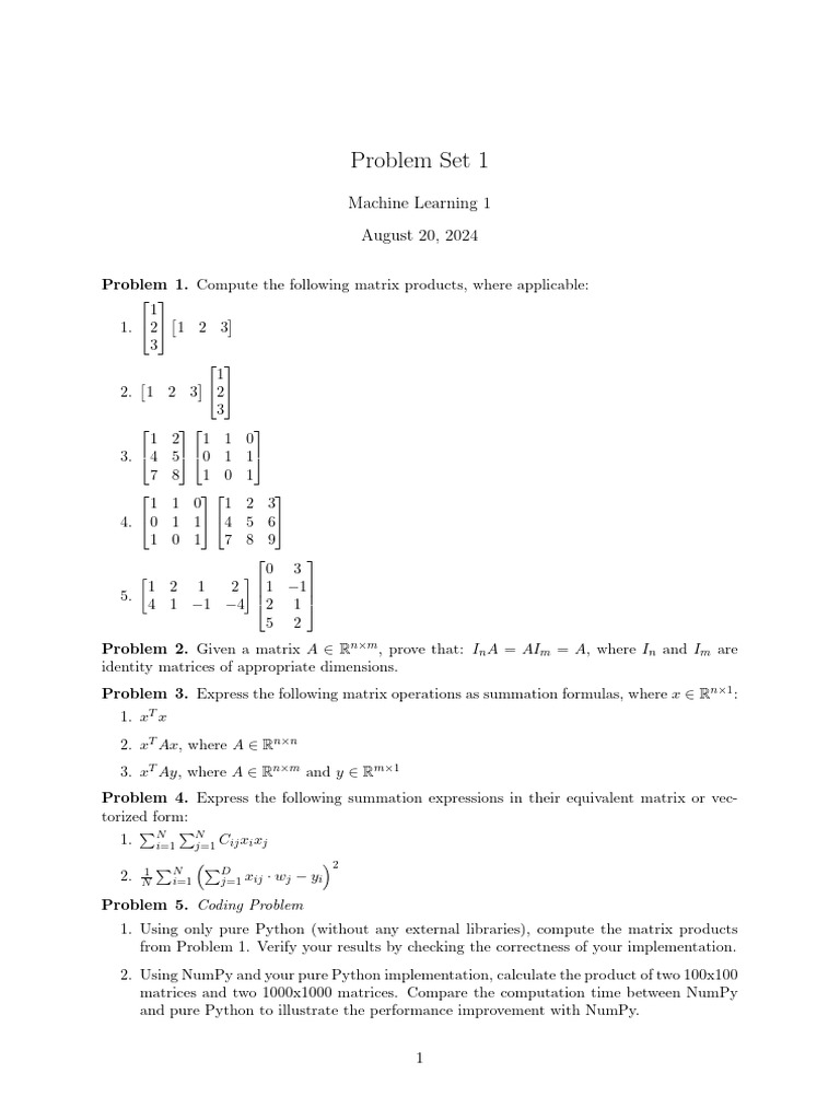Pset1 1 | PDF