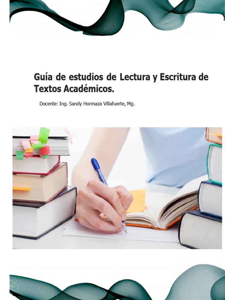 Guia de Estudio Lectura y Escritura de Textos Académicos Semana 3-1 | PDF