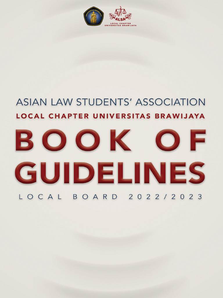 Book of Guidelines ALSA LC UB 2022 - 2023 | PDF