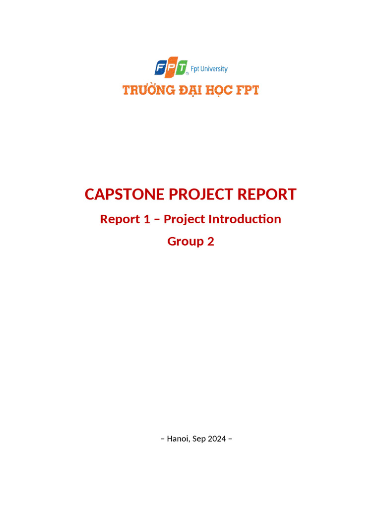 Group2 Report1 Project-Introduction | PDF