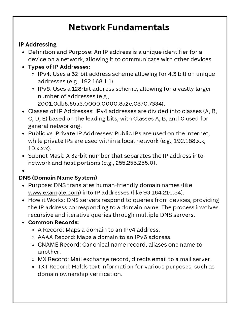 HCL Network Fundamentals .pdf | PDF