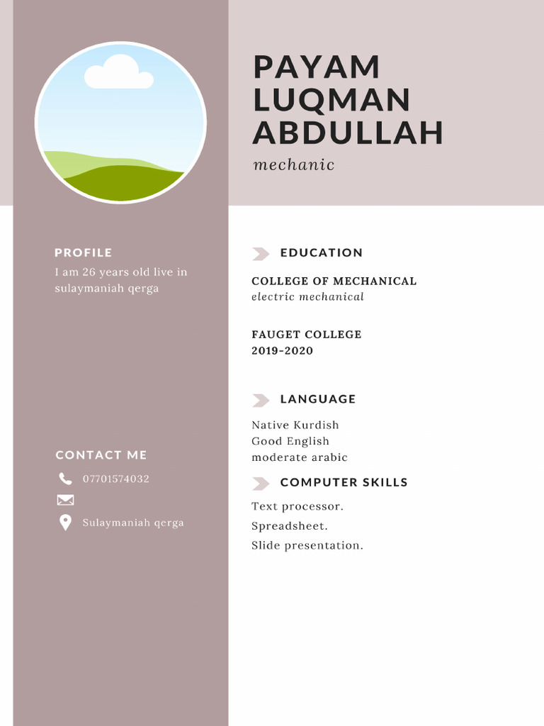 White Simple Student CV Resume | PDF