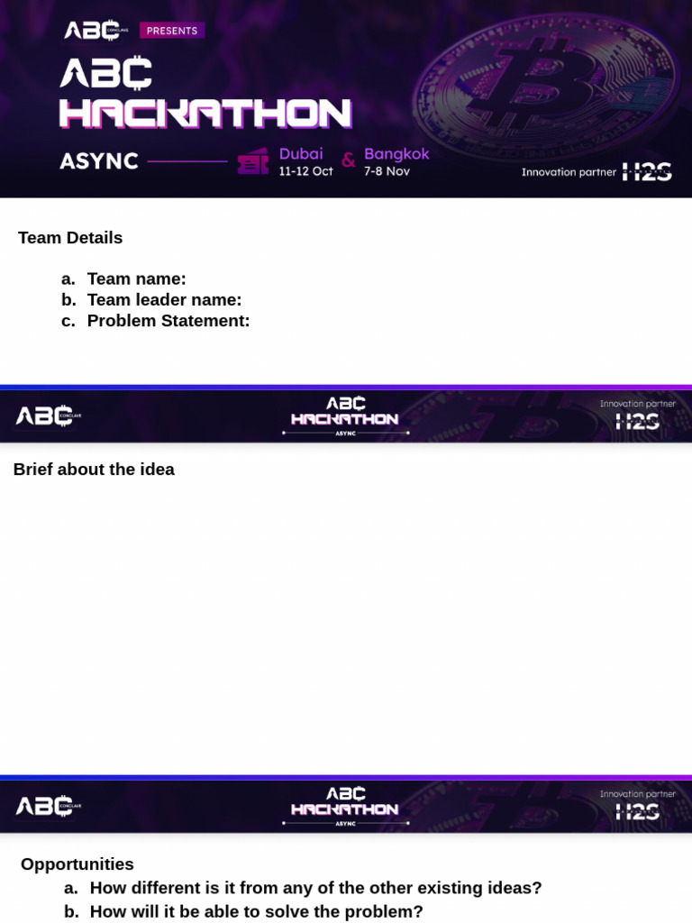 ABC - Idea Submission | PDF