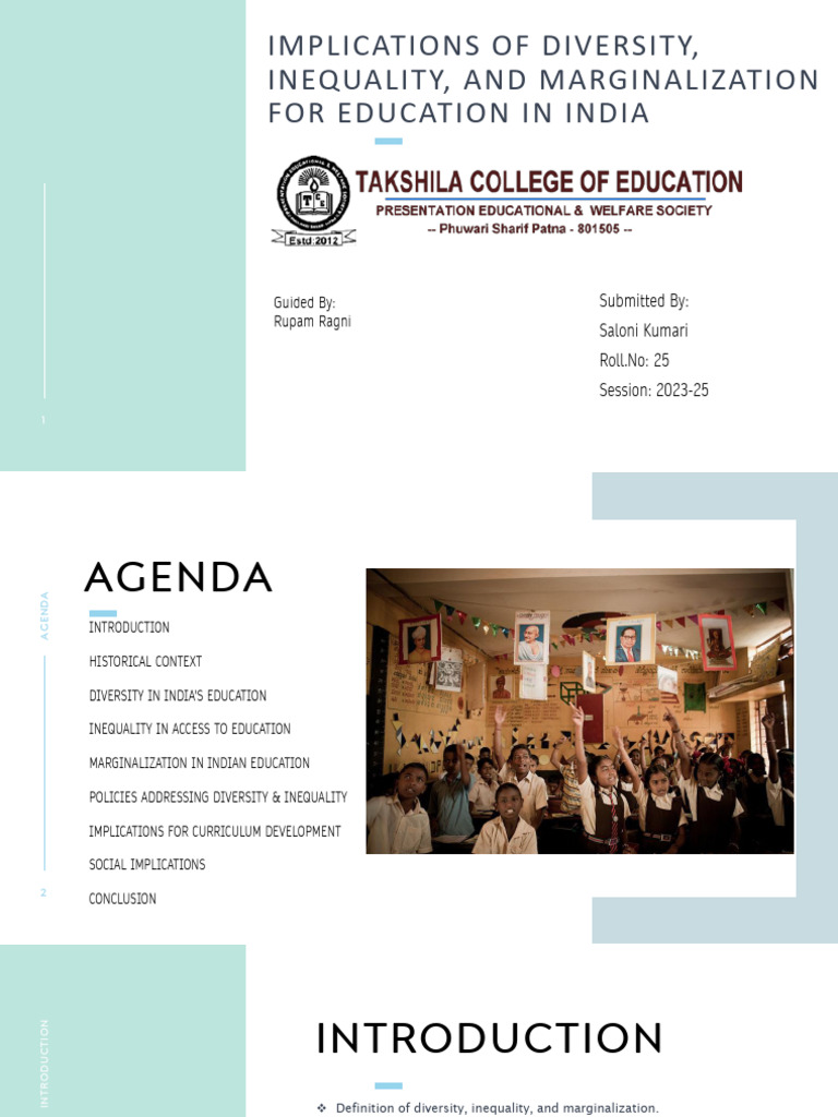 Implications of Diversity, Inequality, and Marginalization for ...