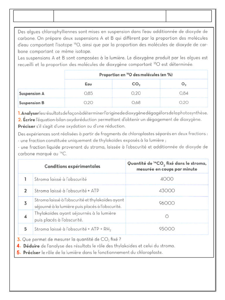1BAC_DEVOIR_SVT | PDF
