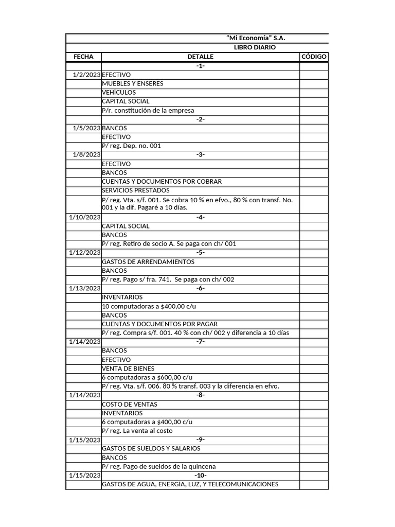 Practica de Ejercicios | PDF