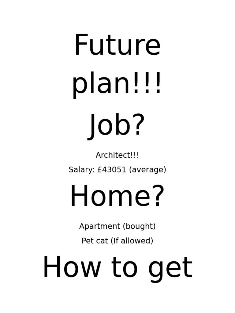 Future Plan!!! | PDF