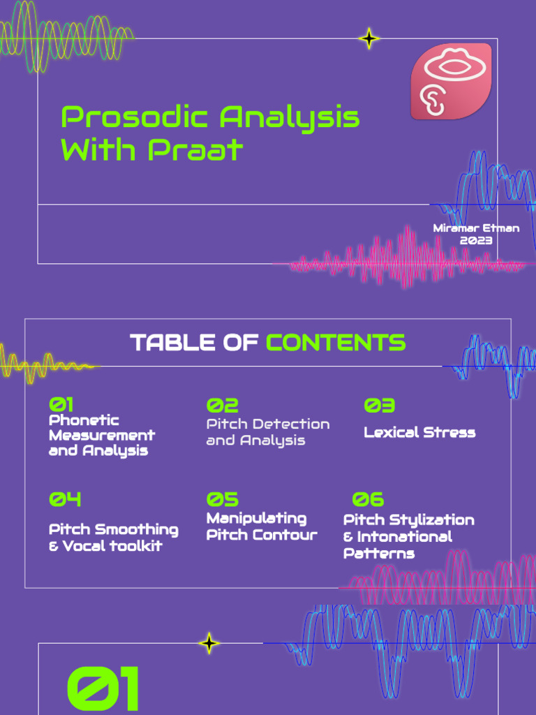 Prosodic Analysis With Praat | PDF