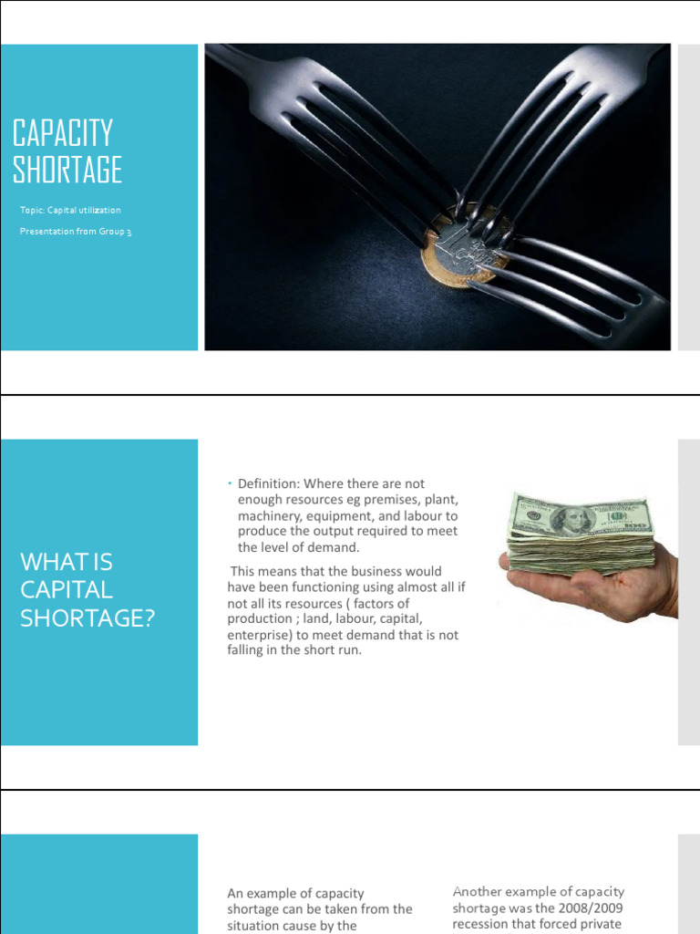 Capacity Shortage | PDF