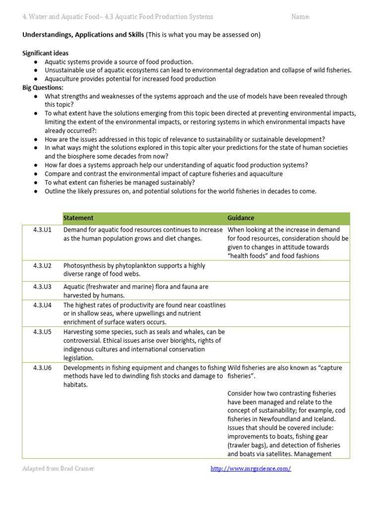 Grade 12 ESS Practice | PDF