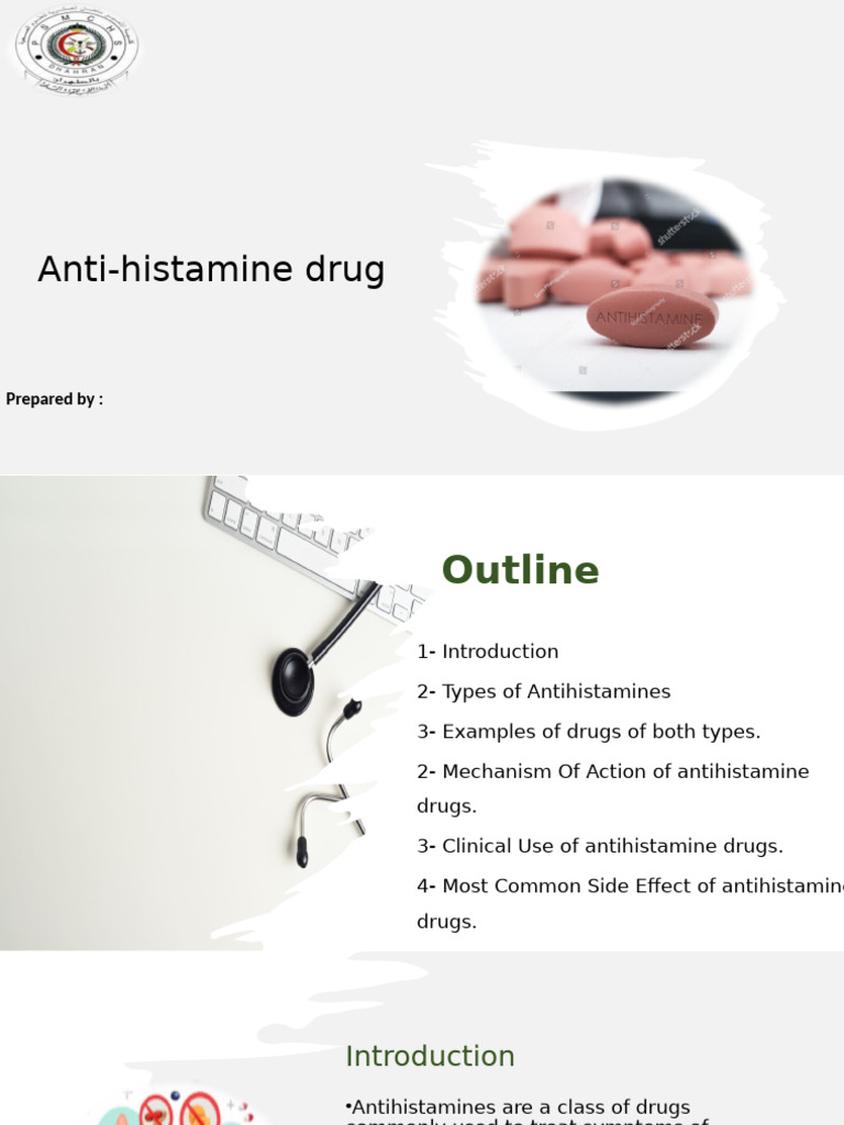 Antihistamine Drugs | PDF