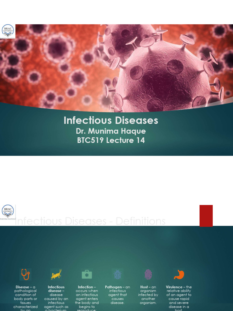 Lecture14 BTC519 DiagnosticsIfectiousDiseases Summer2024(1) | PDF
