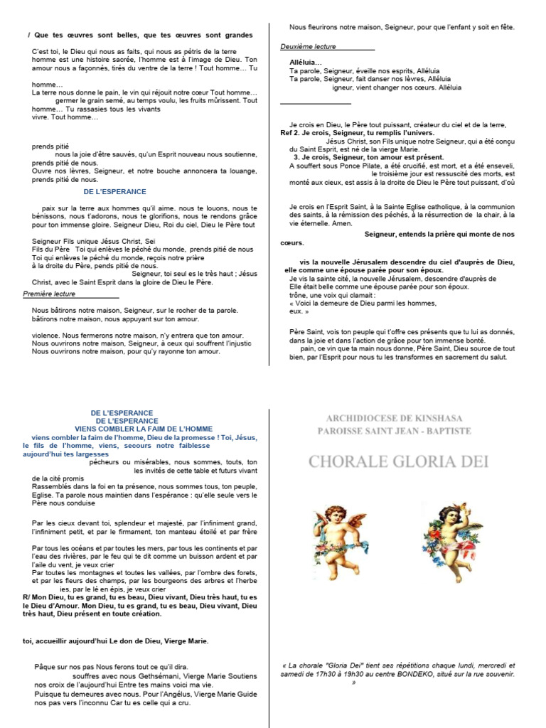 Gloria Dei 27e 2024 | PDF