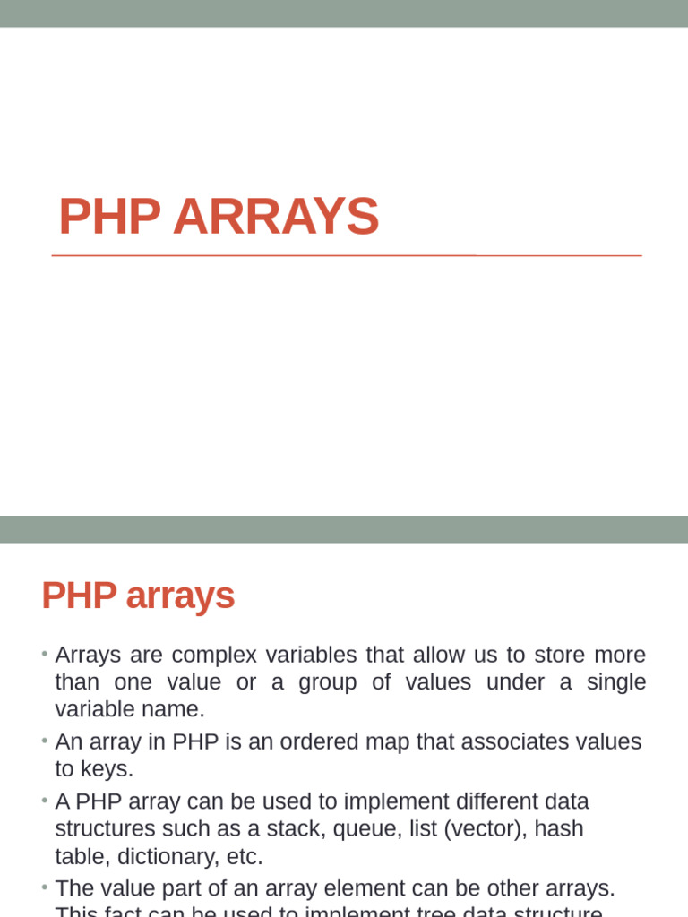Arrays | PDF