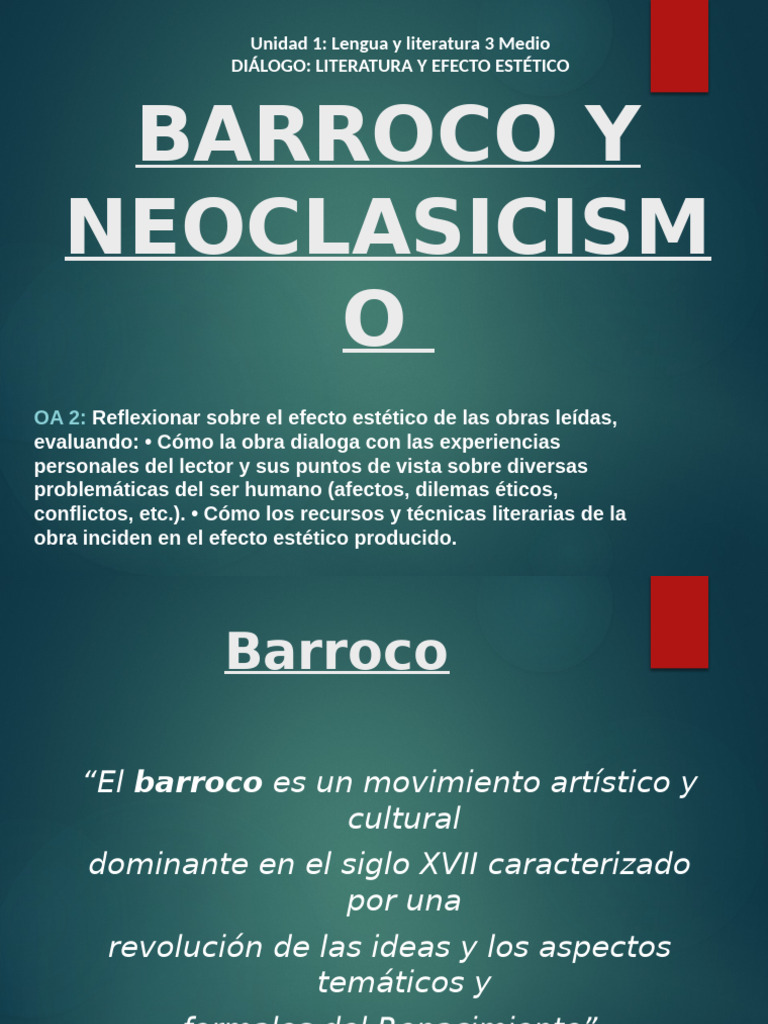 Barroco y Neoclasicismo | PDF
