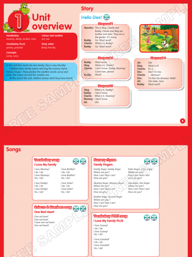 TB Dex The Dino ENG Units 1-2 | PDF