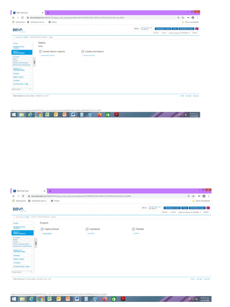 Bbva Bancomer Pagos Grupo | PDF