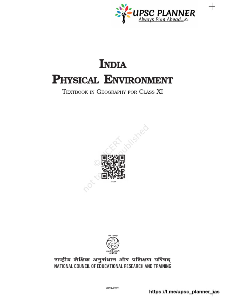 11 TH Geo Physical Environment NCERT Complete Highlighted | PDF