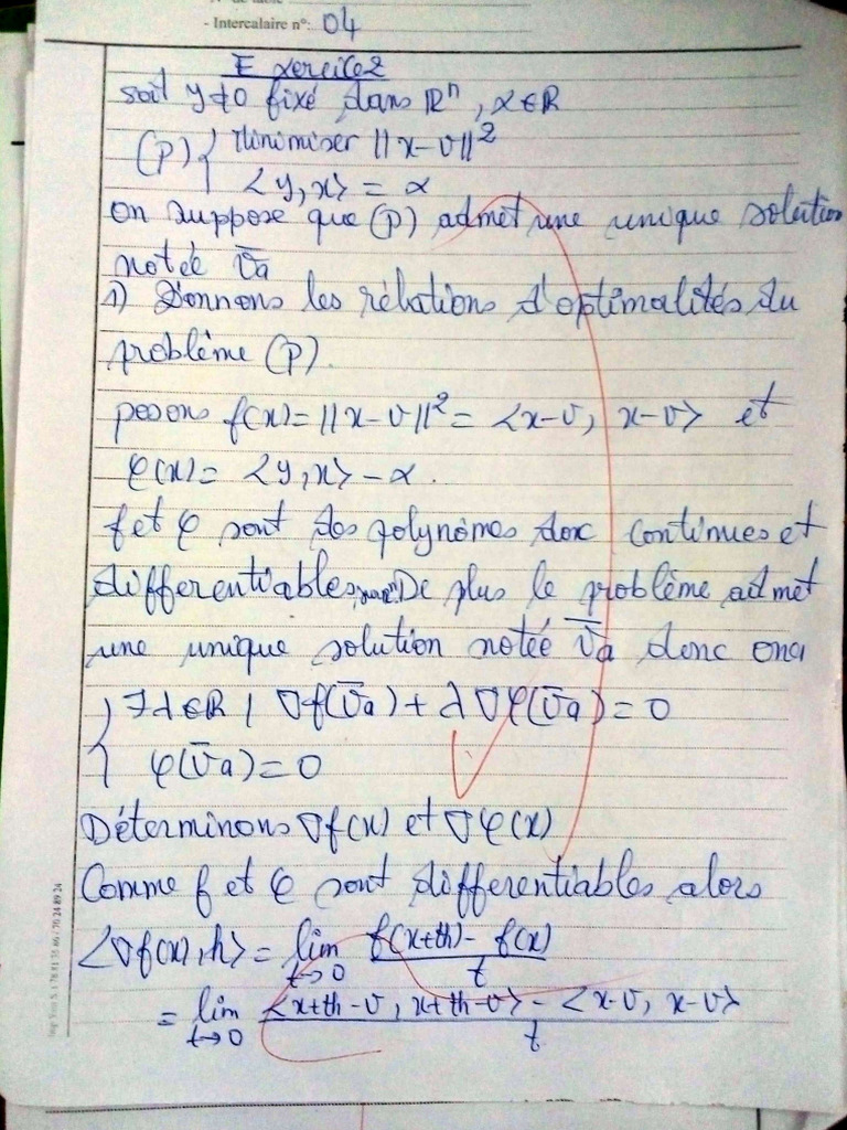 Proposition Devoir - Examen D-Optimisation | PDF