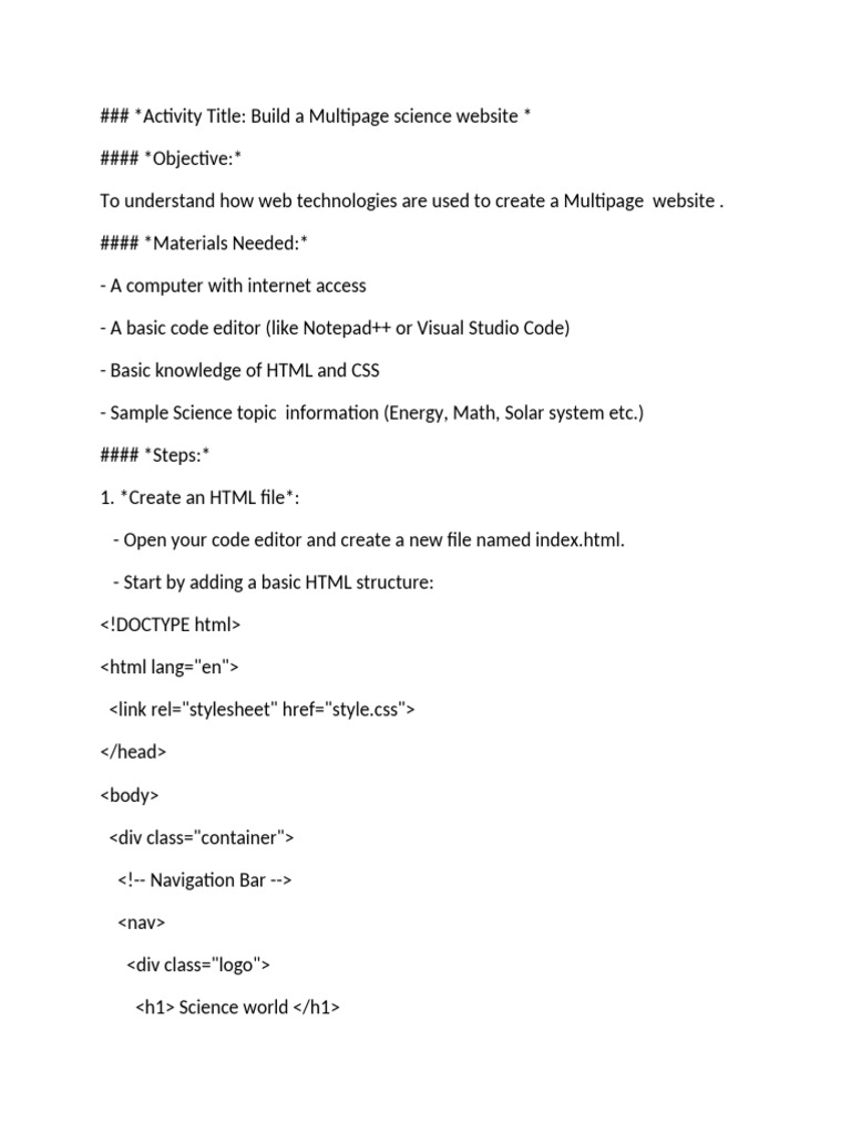 Activity Title BBA and Case Study | PDF