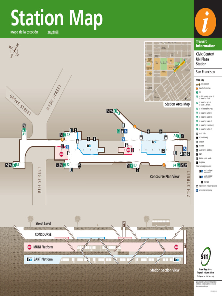 Civic Center Station Map | PDF