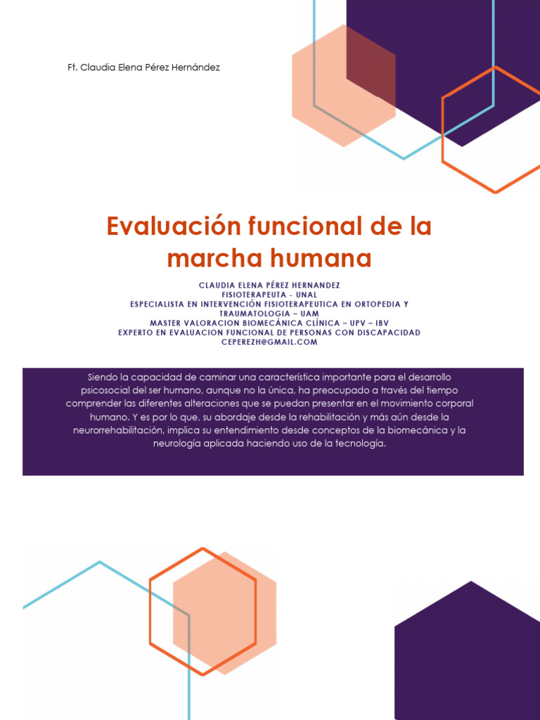 Ebook Evaluación Funcional de La Marcha | PDF